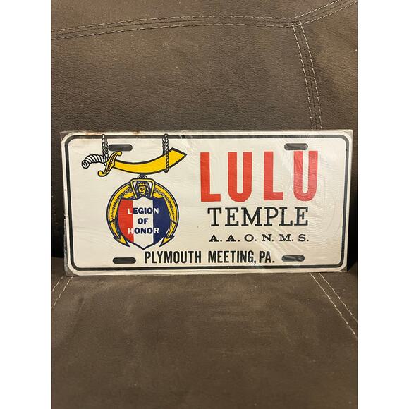 Unknown | Other | Lulu Temple Legion Of Honor Plymouth Meeting Pa ...